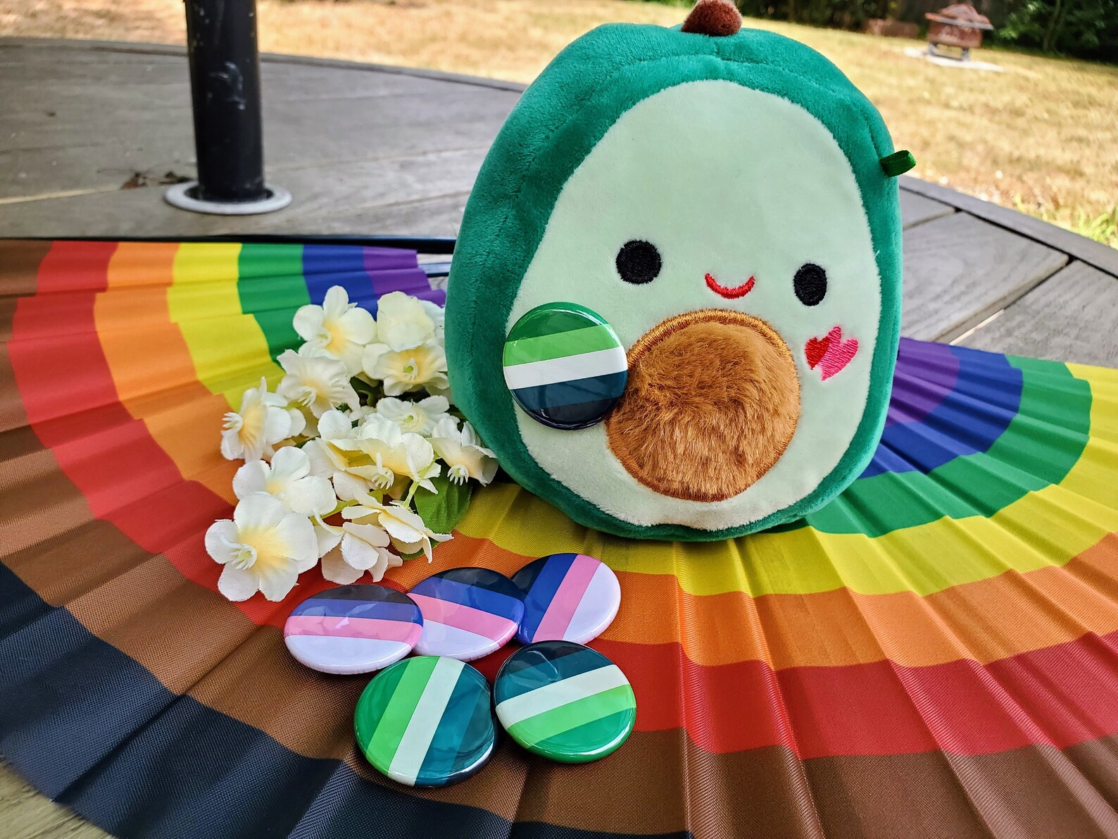 Acespec & Arospec Pride Flags 1.25 Inch Accessories - Pins, Magnets ...
