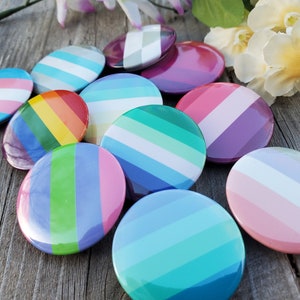 Pride Flag Buttons 2 Sizes LGBT Badge - Etsy Australia