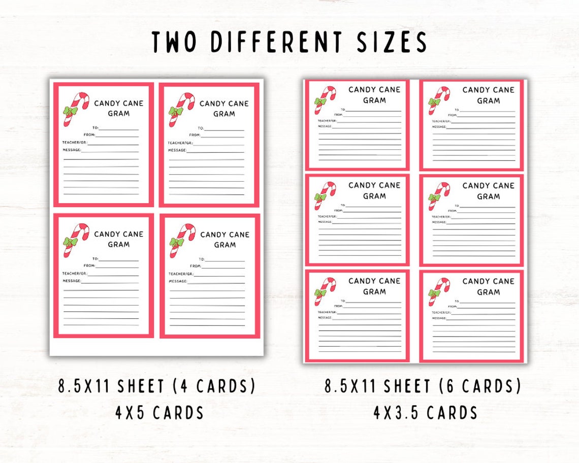 Candy Cane Gram, Christmas Fundraiser, School Fundraiser, Christmas ...