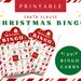 Christmas Bingo Cards, Christmas Bingo, Christmas Party Game, Fun ...