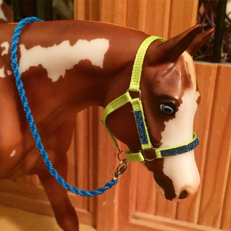 Glitter overlay halters Breyer Model horse | Etsy