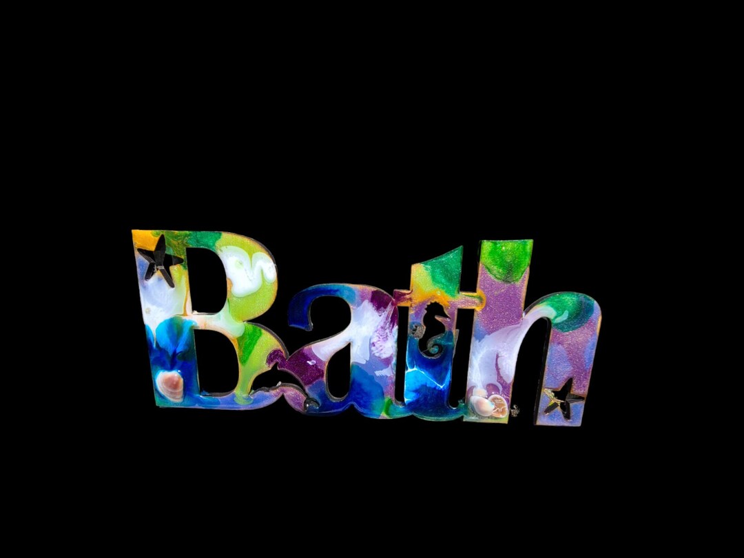 Ocean Bathroom Door Sign – Coastal Vanity and Restroom Decor, Perfect ...