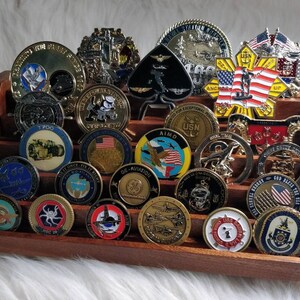Stadium Style Custom Military Challenge Coin Holder 30 Coins | Etsy