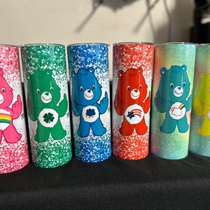 20oz. Tumbler, Middle Finger Bear With Straw and Lid, Hot or Cold ...