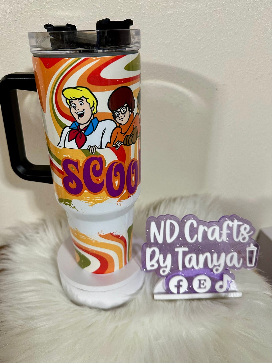 40oz. Tumbler With Straw, Nostalgic Scooby Doo Gift for Her, Gift for ...