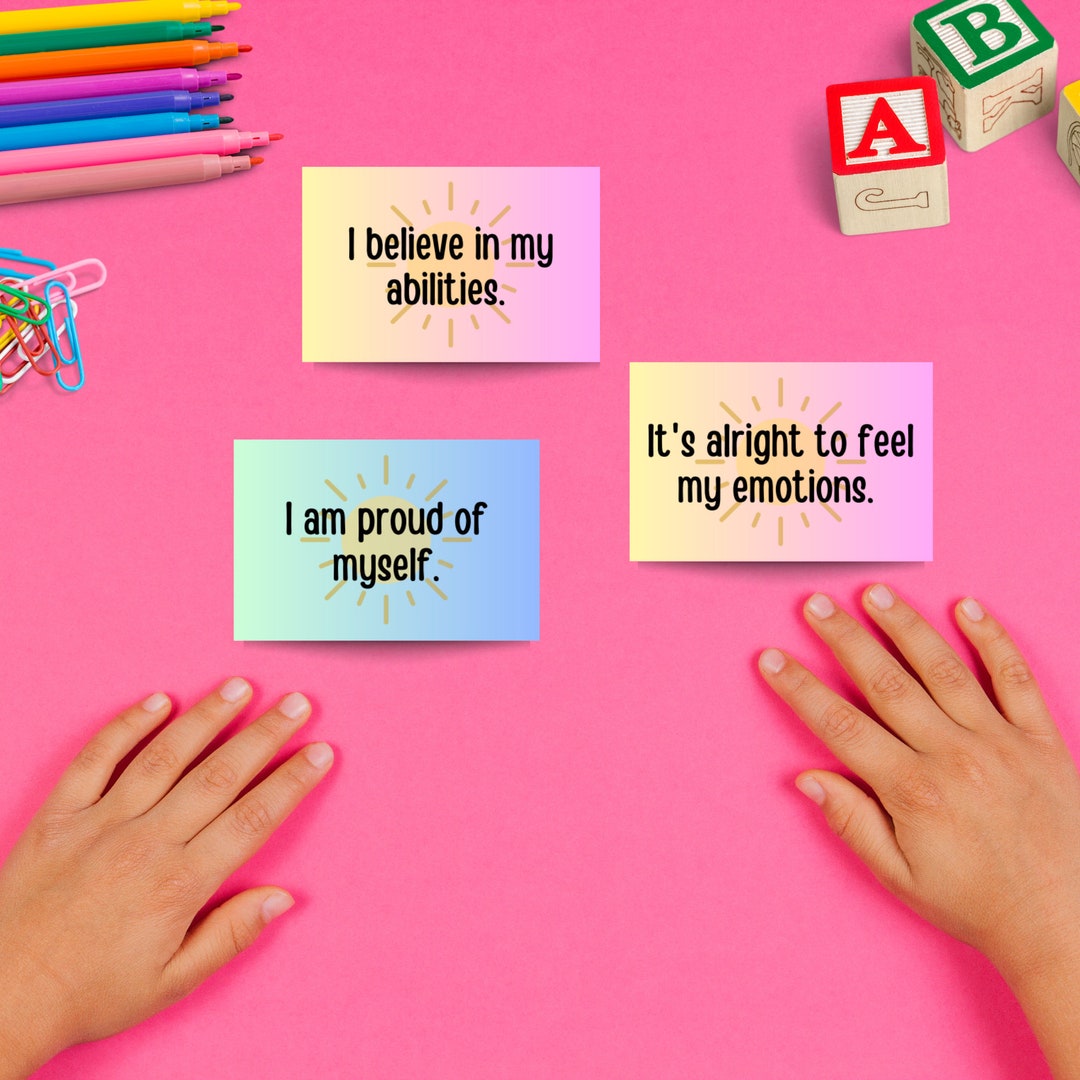PRINTABLE Affirmation Cards for Kids Children's Affirmation Cards ...