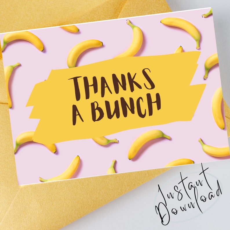 PRINTABLE Fruit Themed Thank You Card Bundle Digital - Etsy