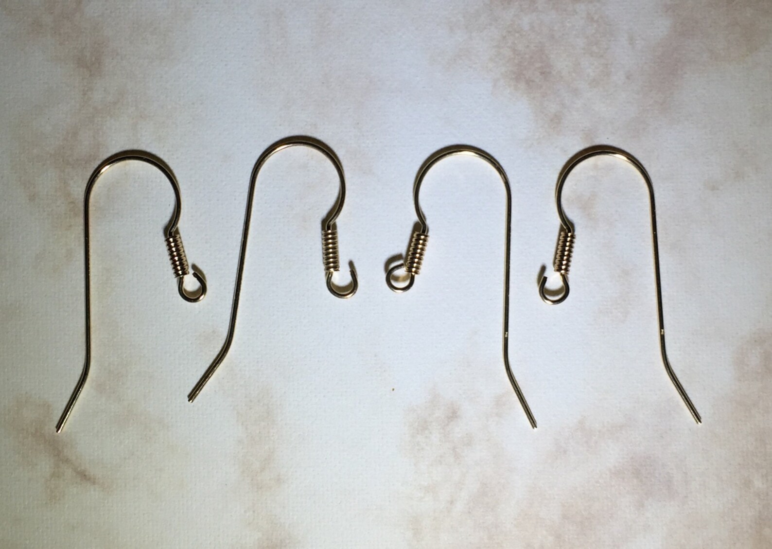 14 Karat Yellow Gold French Ear Wires french Hook With 14k | Etsy