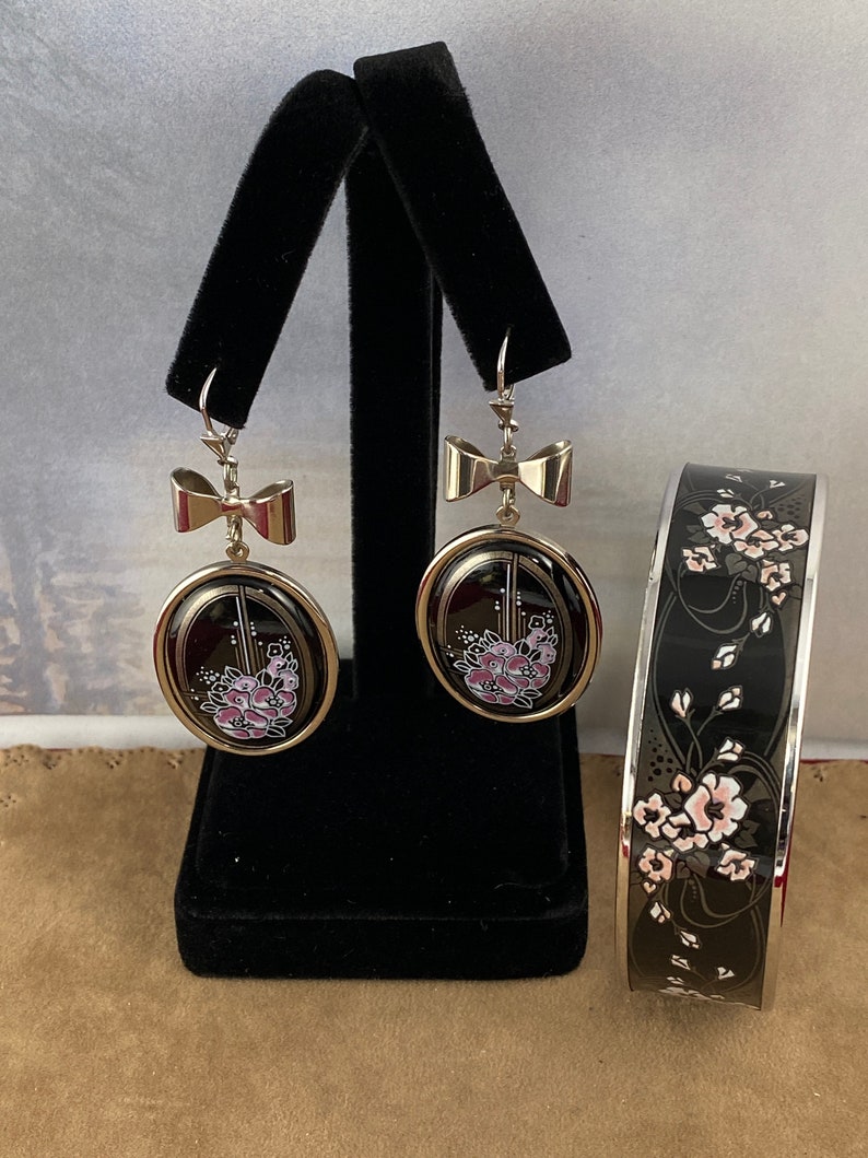 Vintage MICHAELA FREY Handmade in Austria Has Pink Flowers | Etsy