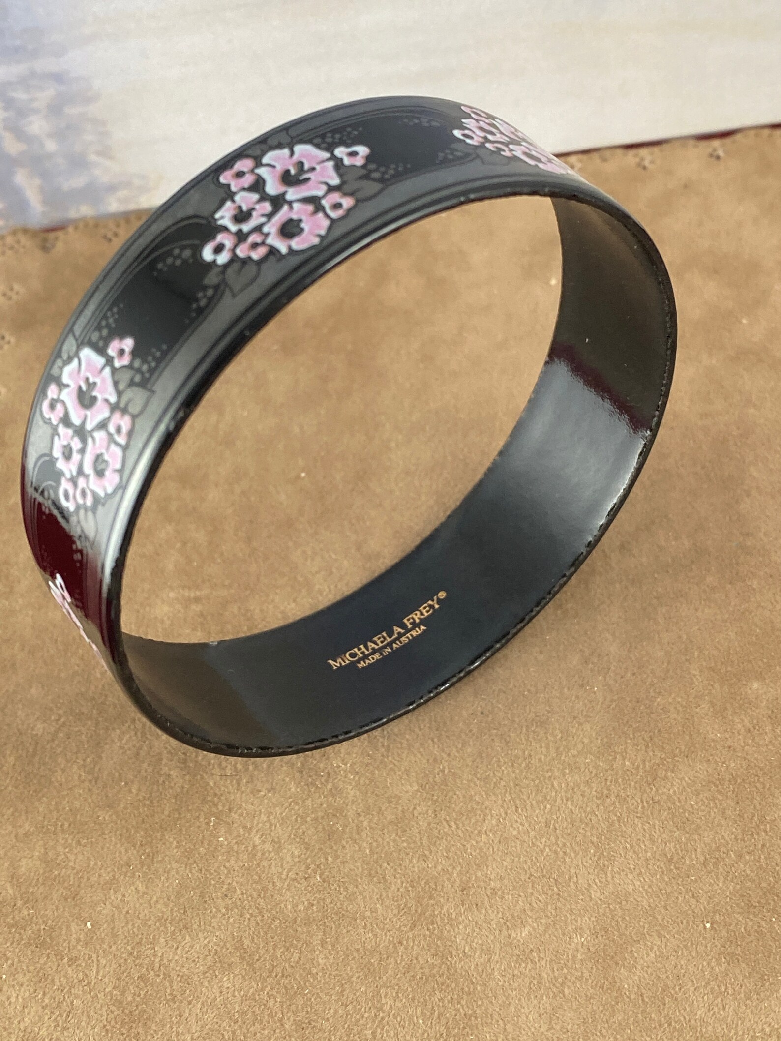 Vintage MICHAELA FREY Handmade in Austria Has Pink Flowers | Etsy