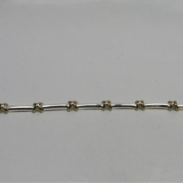 Gold Vermeil Bar Bracelet - Etsy