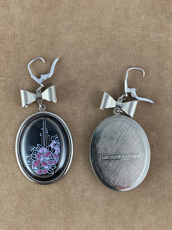 Stunning vintage/retro Michaela Frey leverback earrin… - Gem