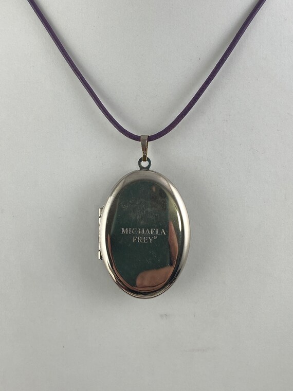 Vintage Michaela Frey Designer Floral Locket inspired… - Gem