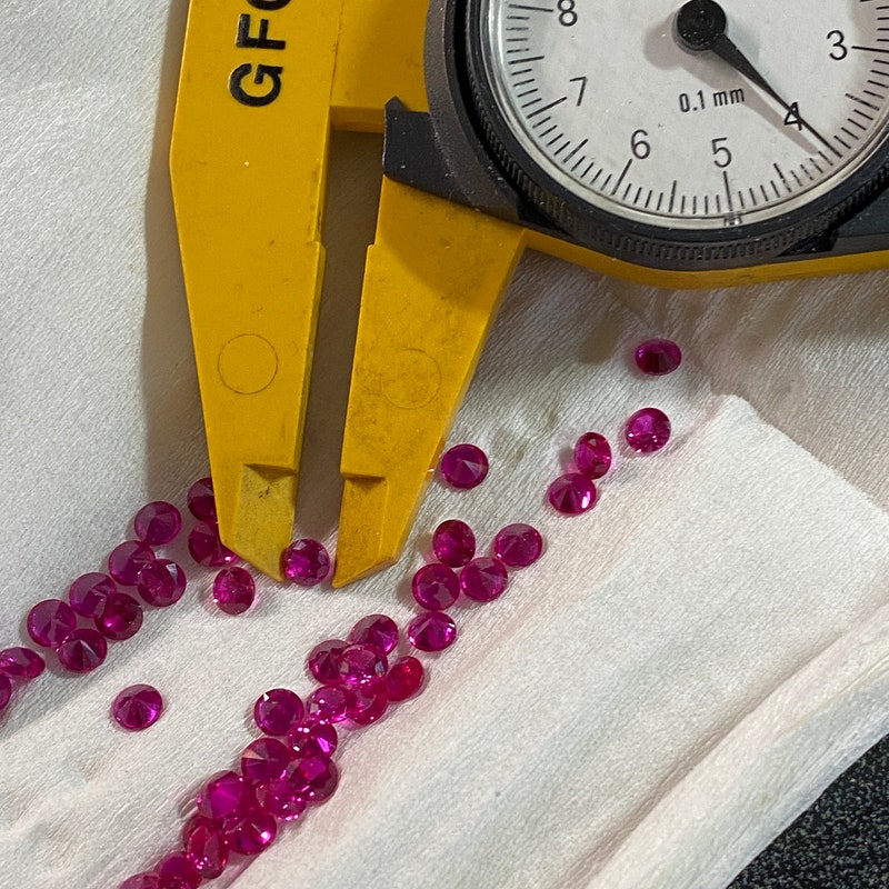 Synthetic Ruby - Etsy