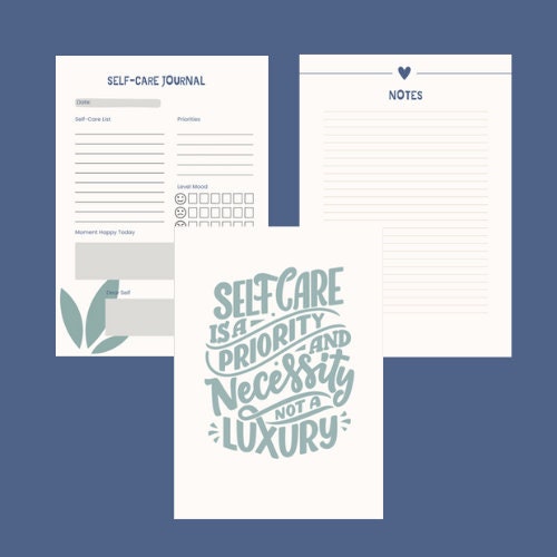 Self-care Journal Planner - Etsy