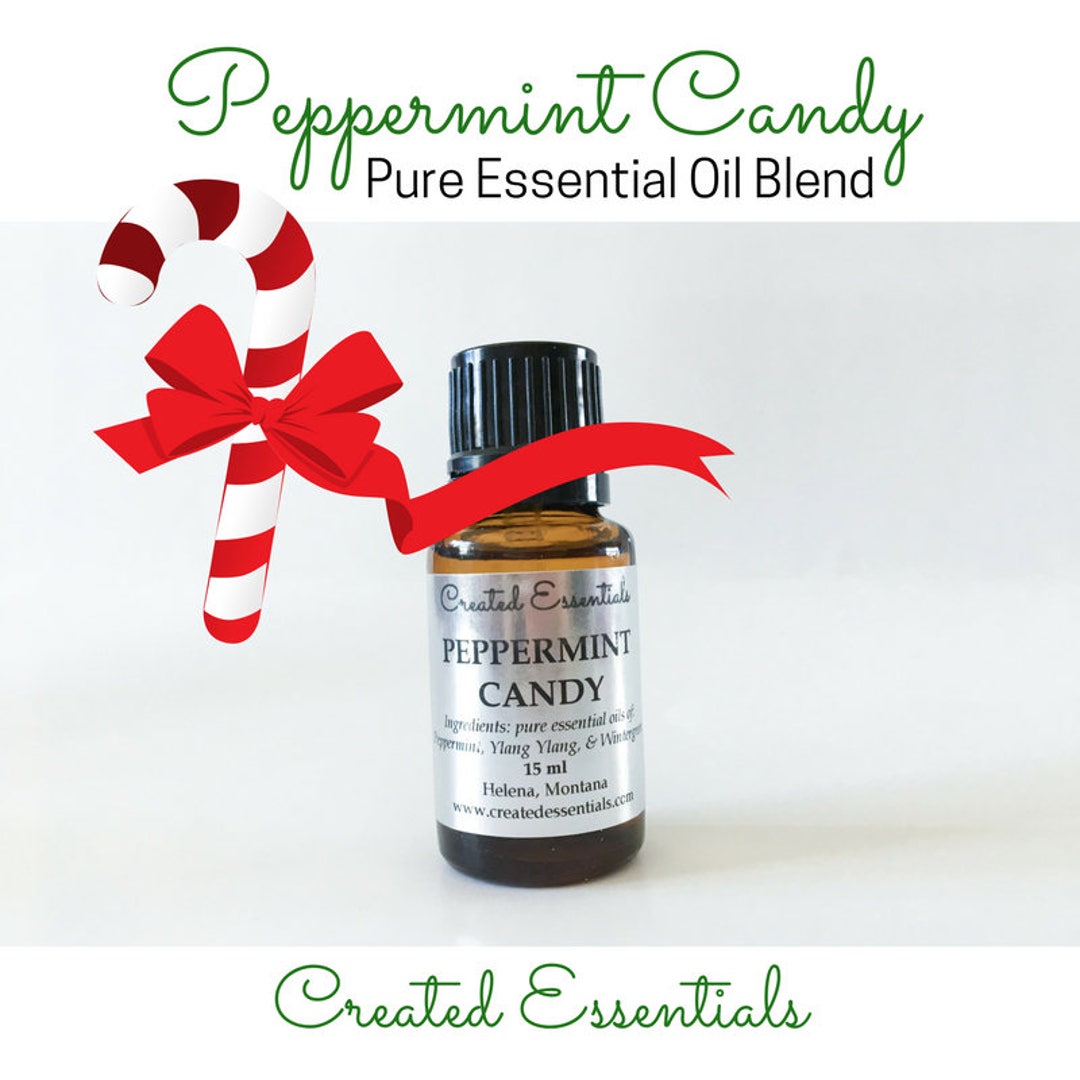 Peppermint Candy Oil Blend | Christmas Essential Oil Blend | Peppermint ...
