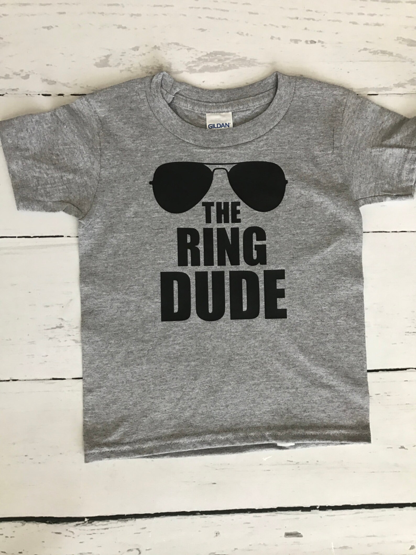 The Ring Dude T-shirt Ring Bearer - Etsy