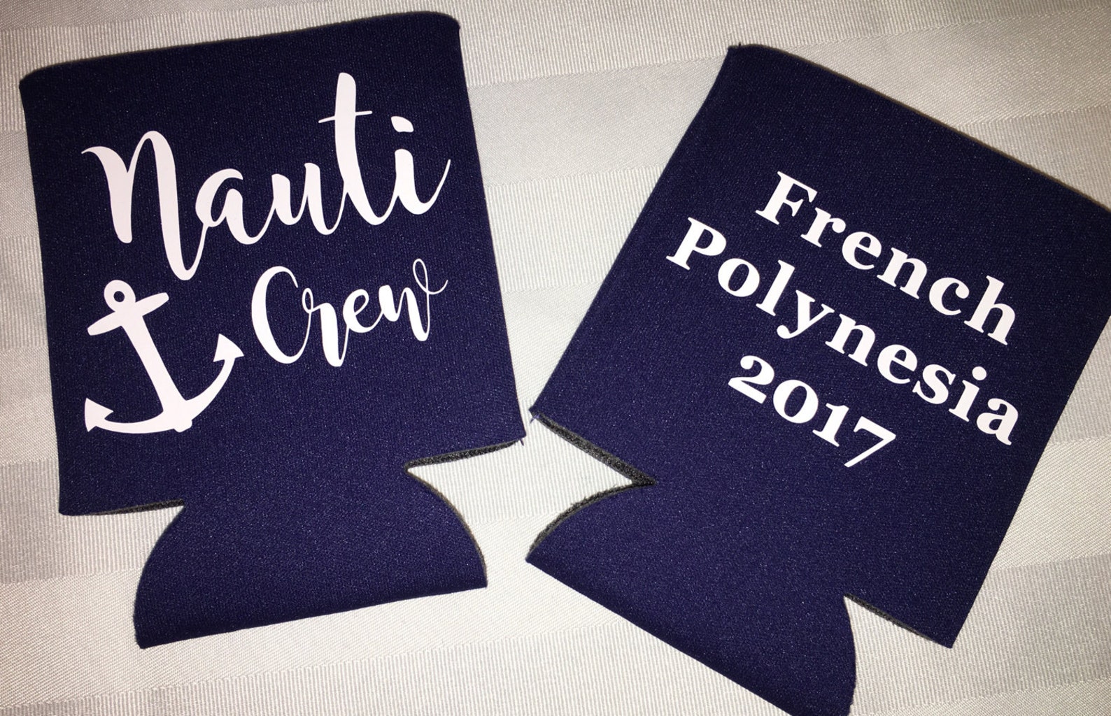 Nauti Crew / Nauti Captain / Nauti First Mate Can Coolers - Etsy