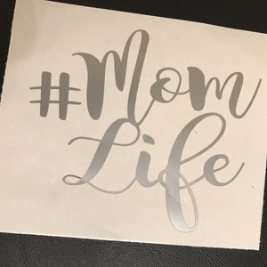 Mom Life / momlife Car Decal multiple Color Options - Etsy