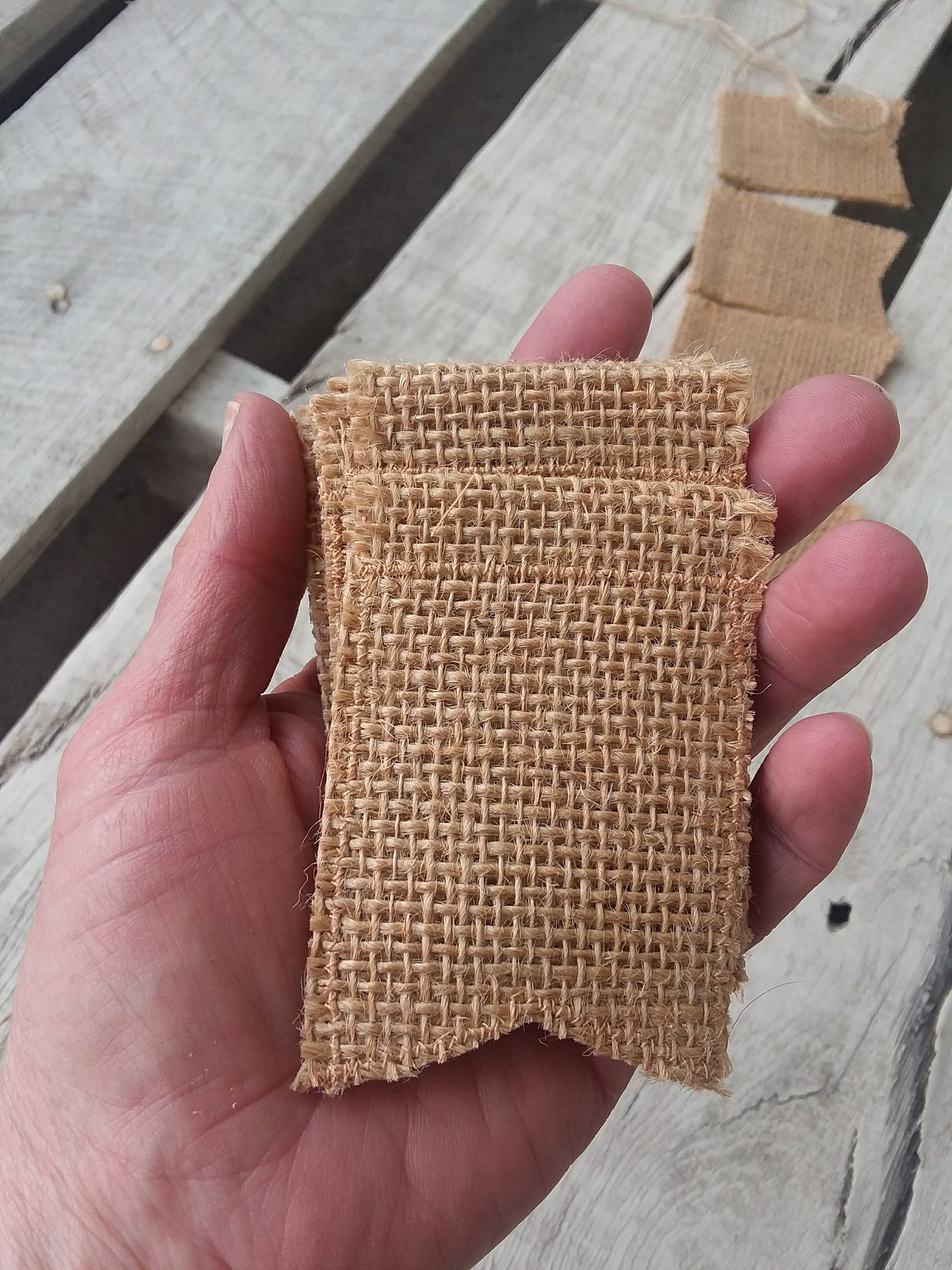 Blank Mini Burlap Banner, DIY Burlap Banner for Home and Party Decor ...