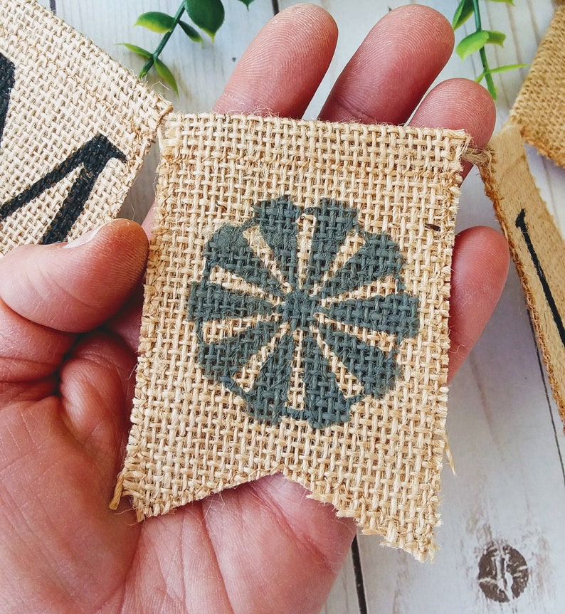 Farm Life Mini Burlap Banner Rustic Farmhouse Decor Windmill - Etsy