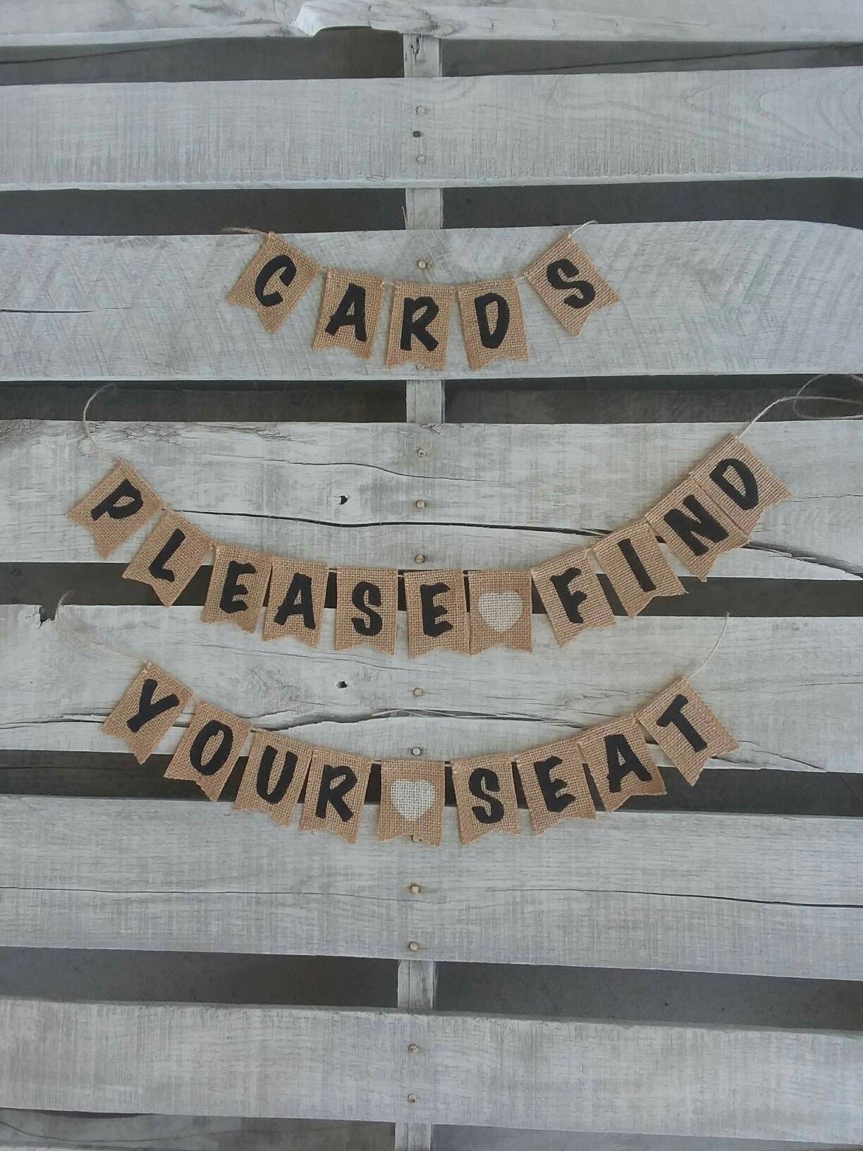 Custom Mini Burlap Banner Create a Personalized Burlap - Etsy