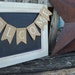 WELCOME Mini Burlap Banner for Wreaths and Small Spaces - Etsy