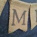 WELCOME Mini Burlap Banner for Wreaths and Small Spaces - Etsy