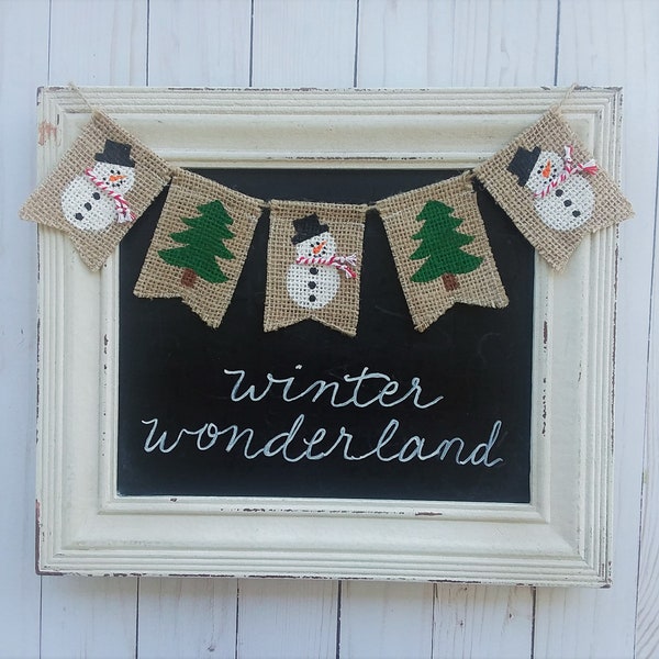 Snowman Banner - Etsy