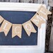 WELCOME Mini Burlap Banner for Wreaths and Small Spaces - Etsy