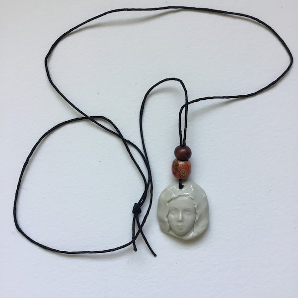 Porcelain Pendant - Etsy