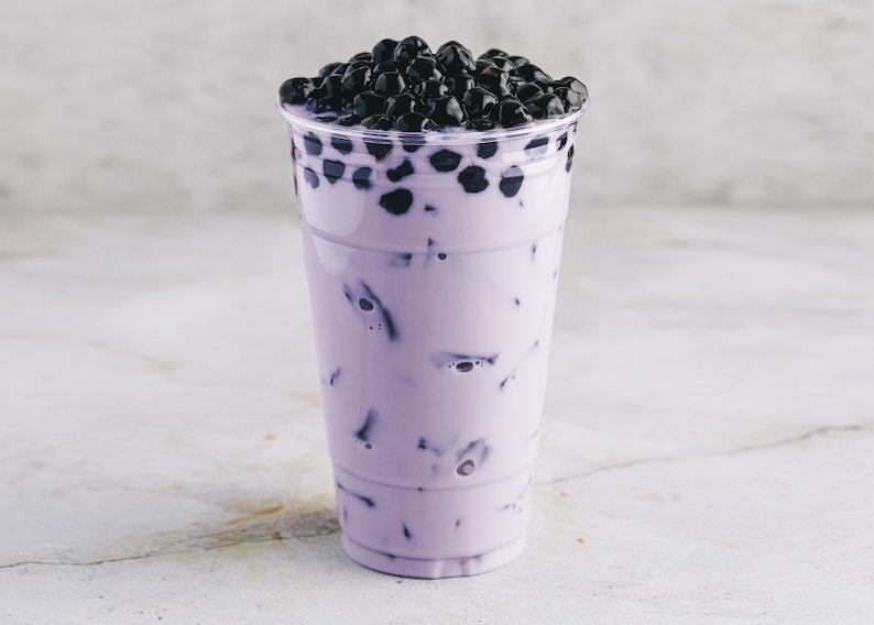 Premium TARO Powder Mix Boba Bubble Tea Tapioca Pearl Smoothie Slushy ...