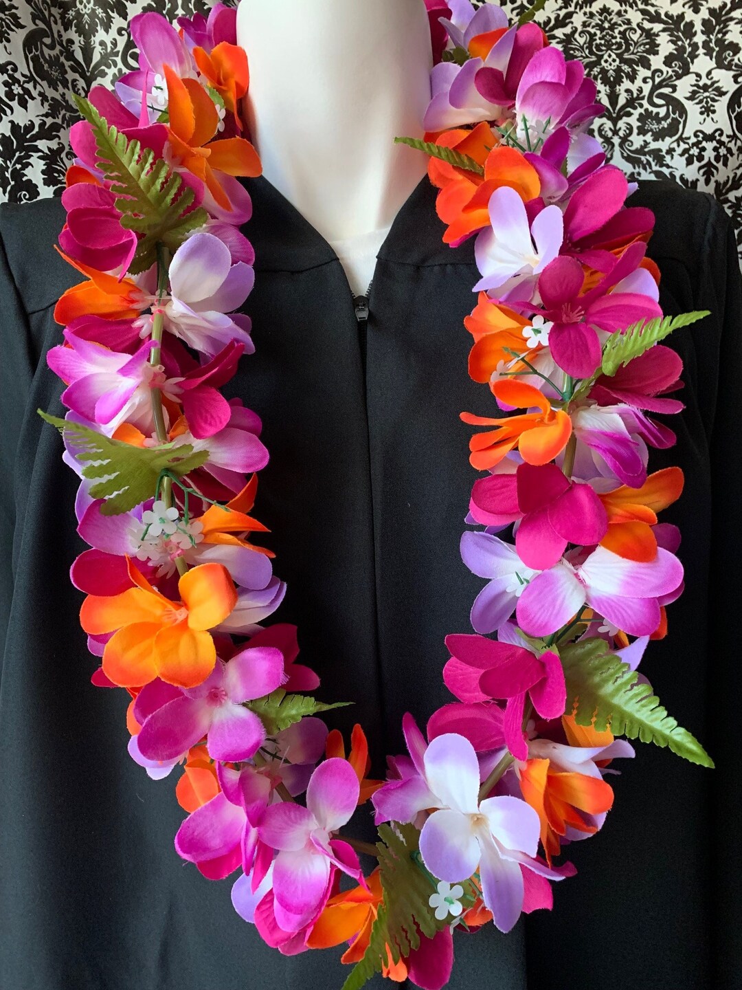 Class of 2026 Hawaiian Plumeria Flower Lei Fabric Flower Lei Graduation ...