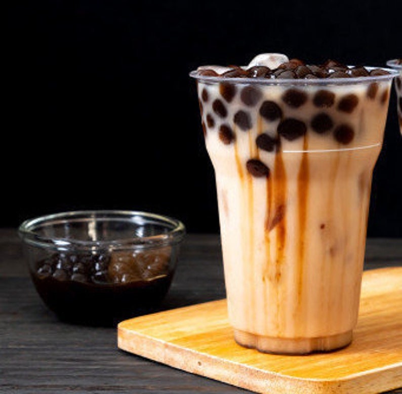 BOBA Black Tapioca Pearl Bubble Tea Pearls Milk Tea Thai Tea | Etsy