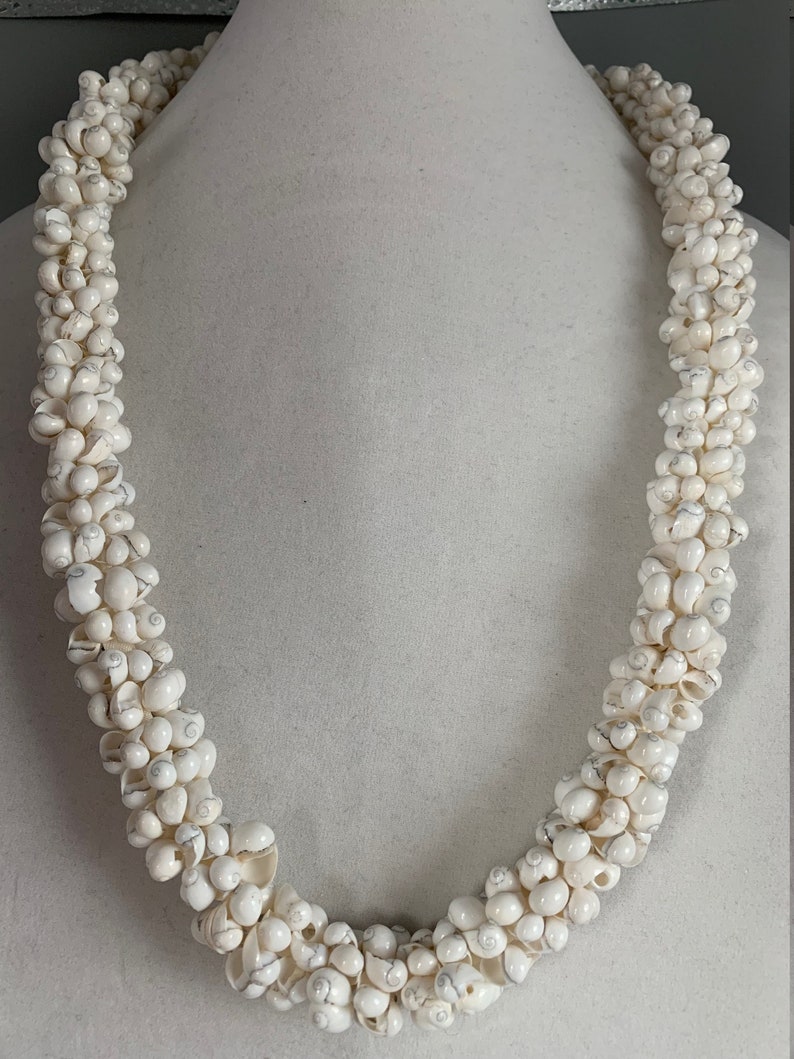Hawaiian Mongo Shell Lei Necklace Mongo Shell Wedding Lei | Etsy