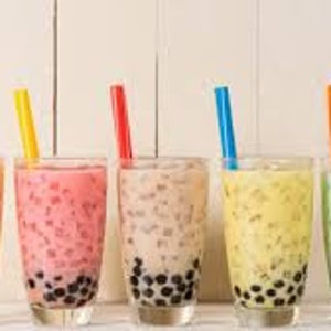 Premium Boba Bubble Tea Powder Tapioca Pearls Brown Sugar Fruit Syrup ...