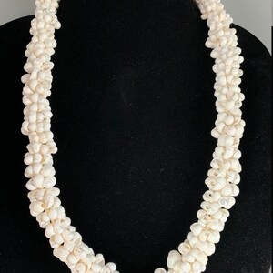 Hawaiian Mongo Shell Lei Necklace Mongo Shell Wedding Lei Mongo Shell ...