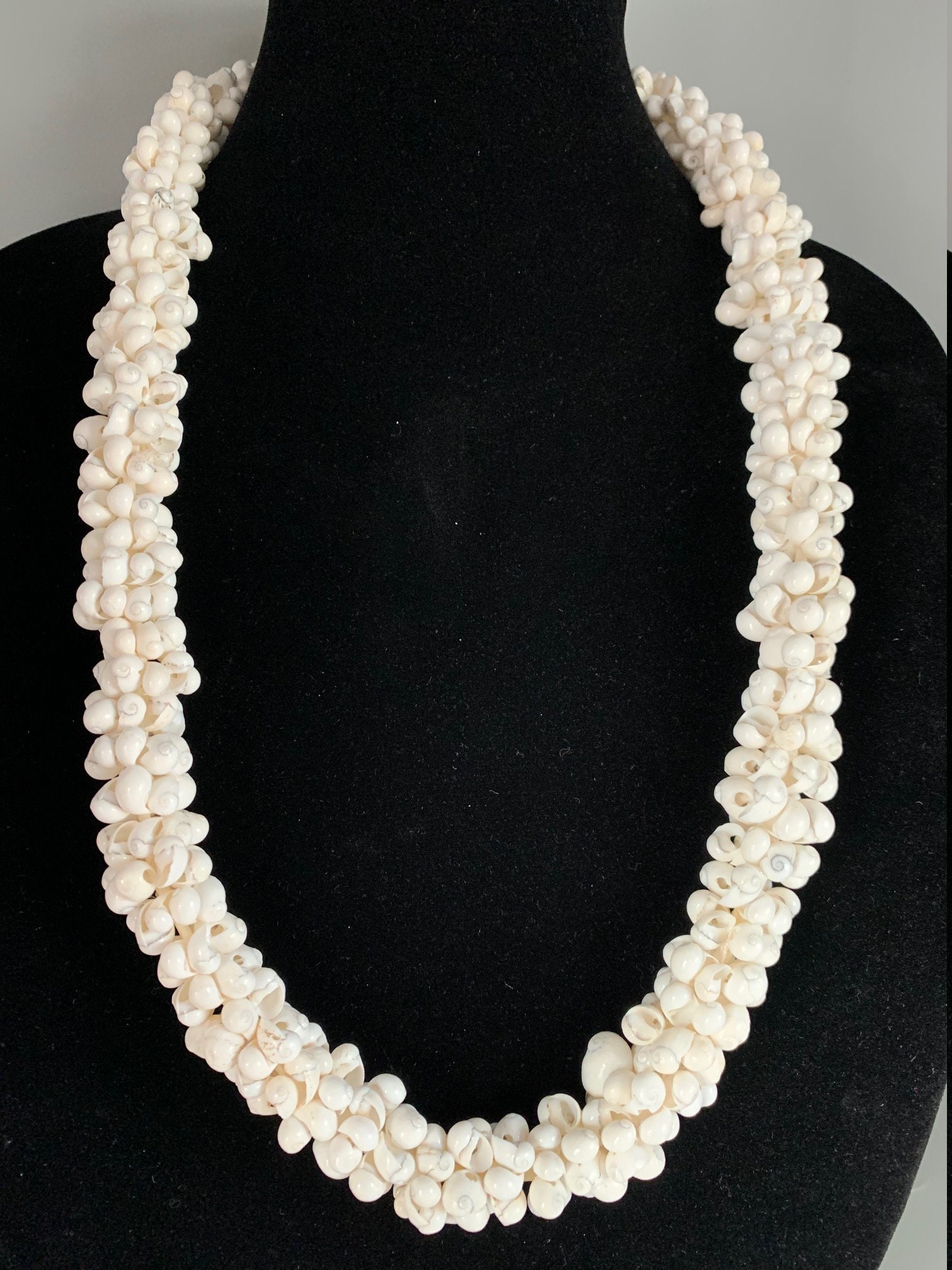 Hawaiian Mongo Shell Lei Necklace Mongo Shell Wedding Lei | Etsy