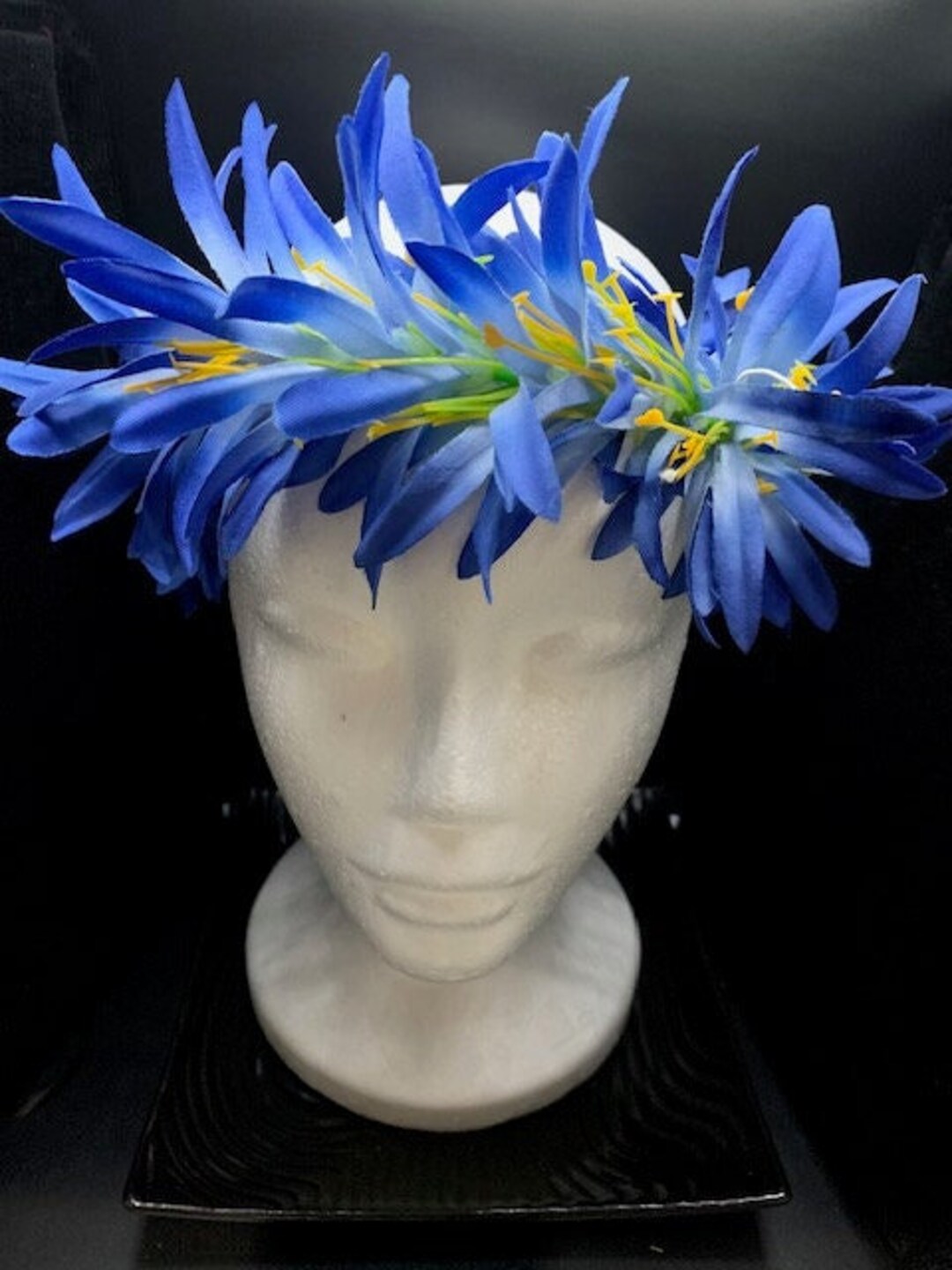 Hawaiian SPIDER Lily Flower Haku Flower Crown Lei Haku Hawaiian Haku ...