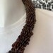 Hawaiian Koa Seed Lei Necklace Ipil Ipil Seed Lei BROWN Kukui Lei ...