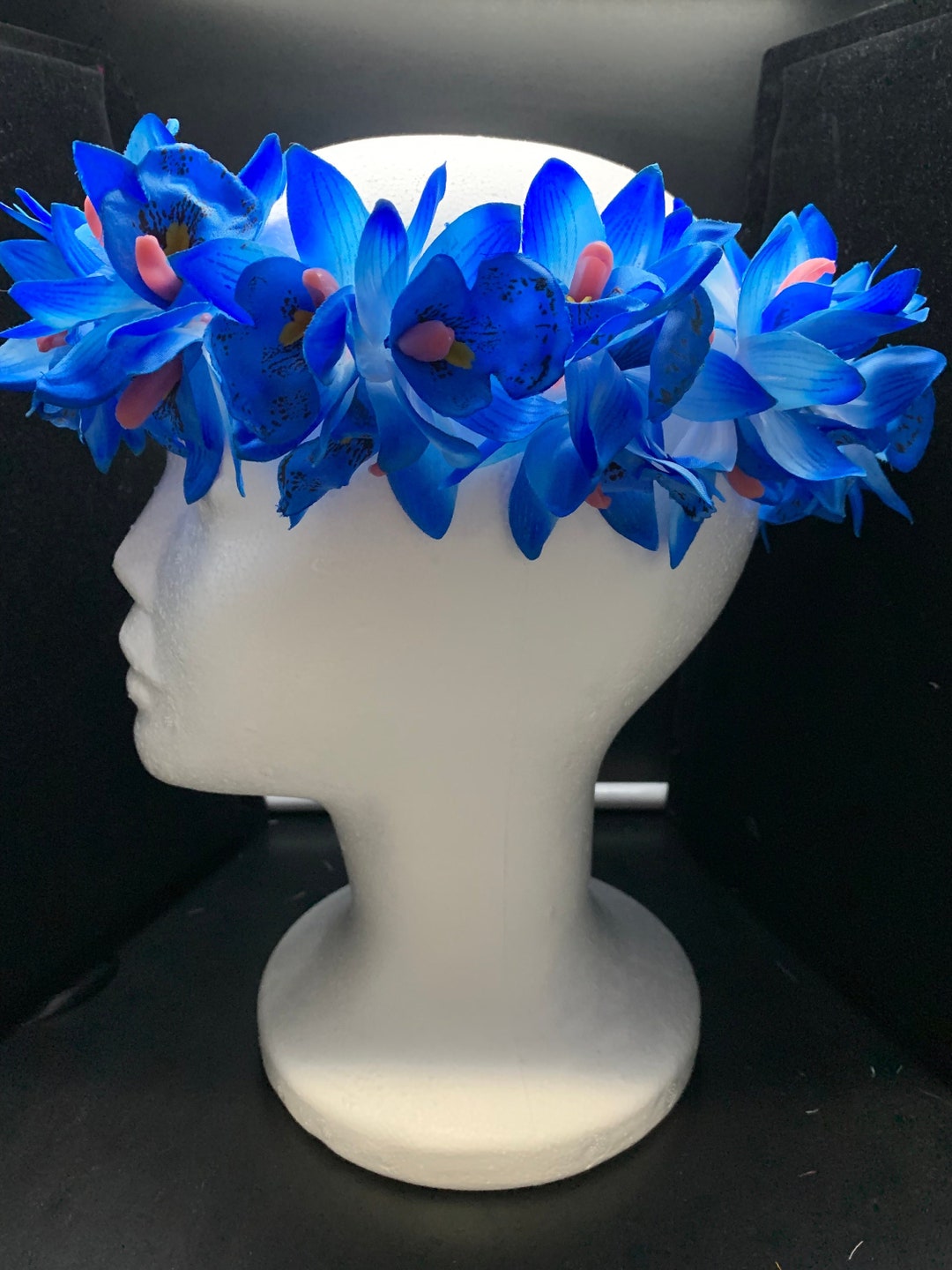 Hawaiian ORCHID Flower HAKU Flower Crown Lei Haku Hawaiian Haku Lei ...