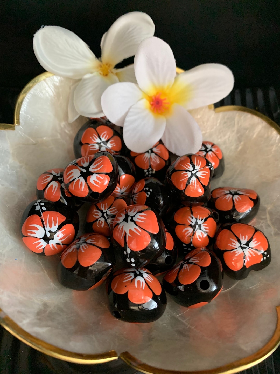 LOOSE Kukui Nuts Hawaiian Kukui Nuts Loose for Lei Making and Kukui Nut ...