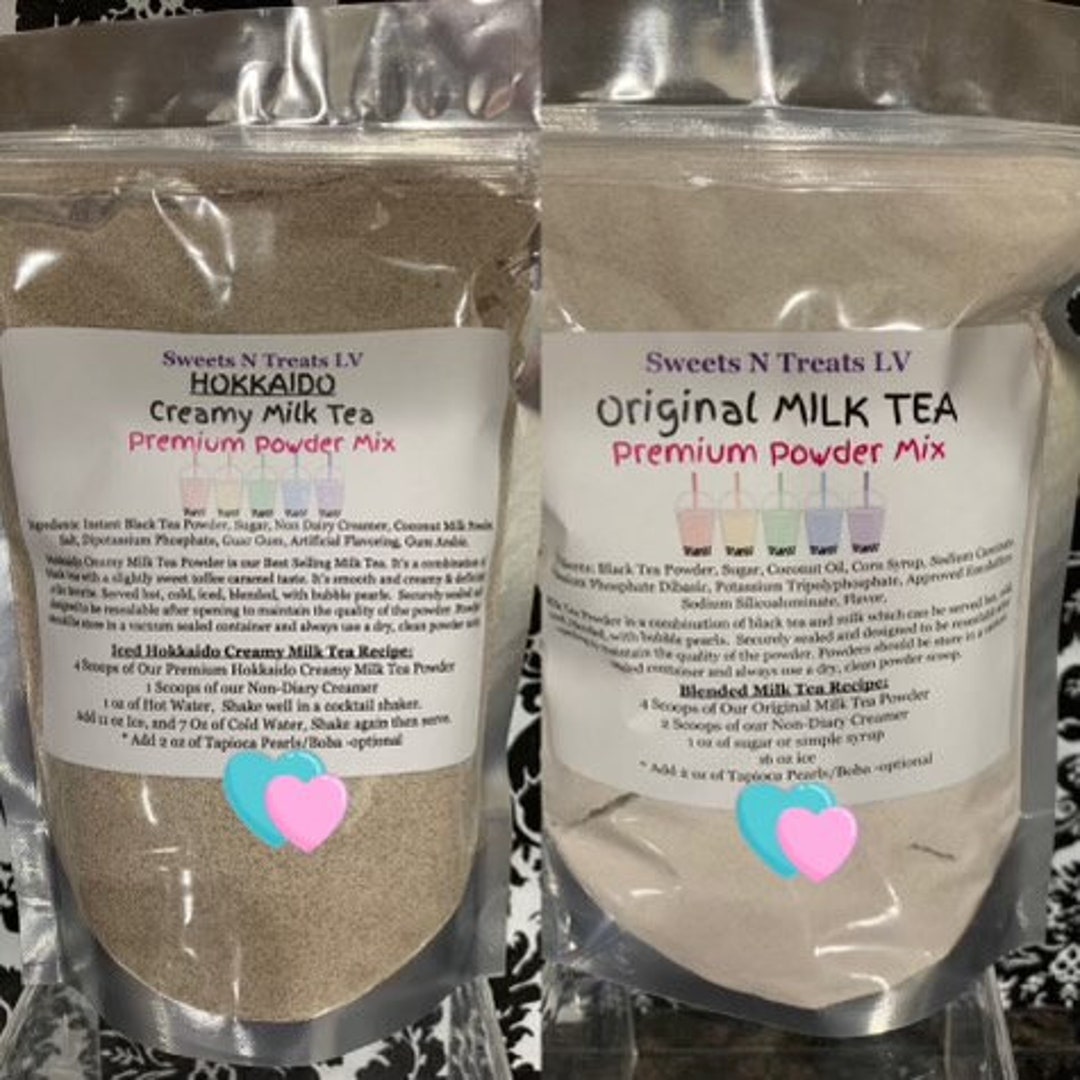 Premium ORIGINAL Milk Tea Powder HOKKAIDO Creamy Milk Tea Powder Boba ...