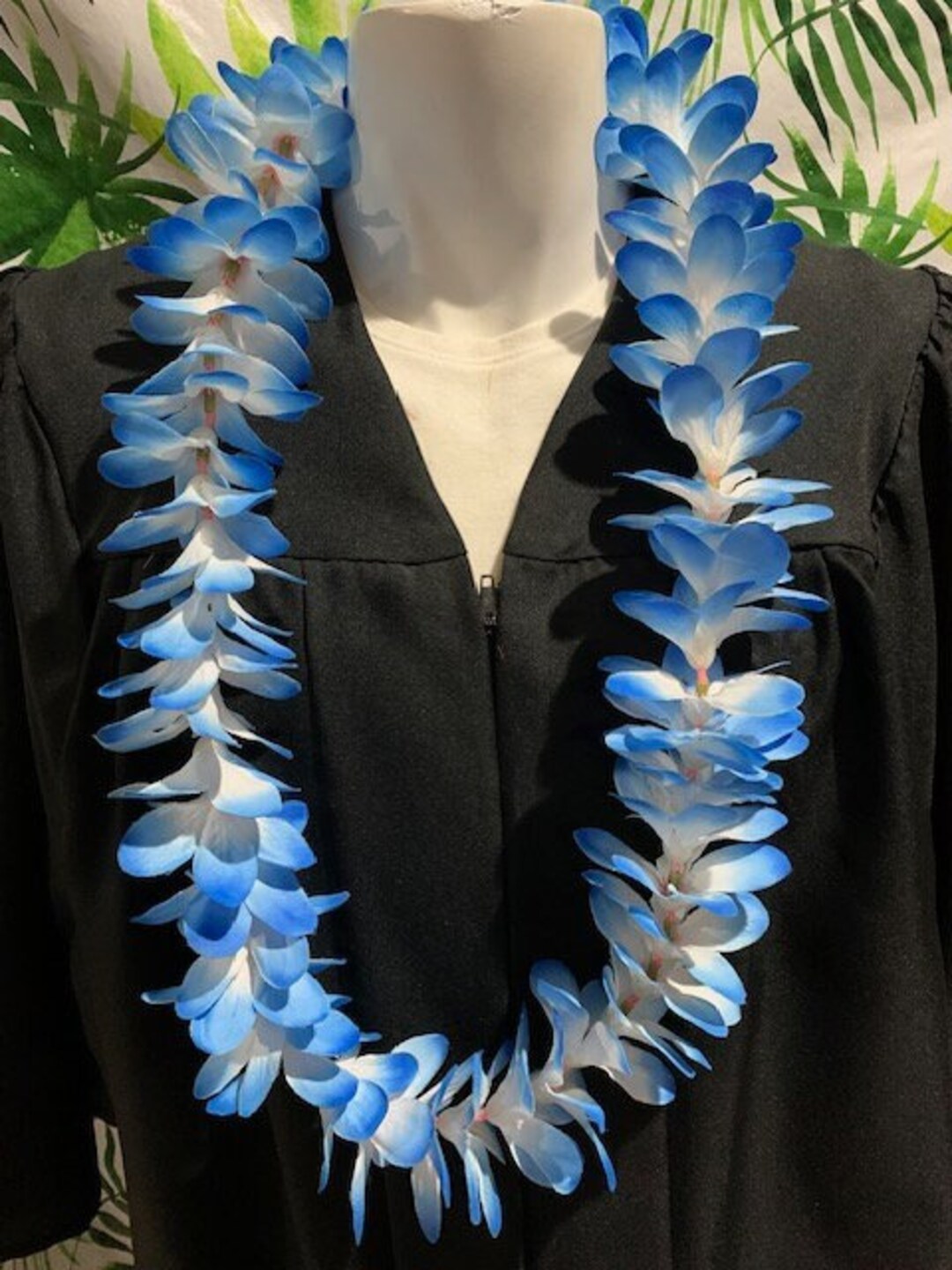 Class of 2024 Hawaiian Plumeria Flower Lei Fabric Flower Lei Graduation ...
