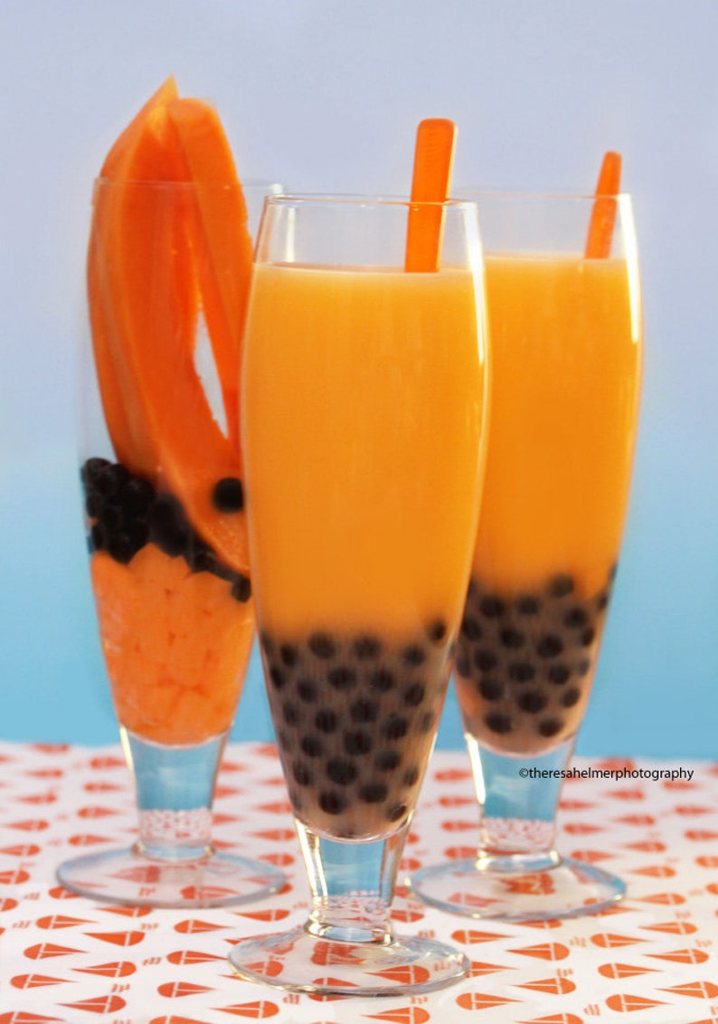 Premium COCONUT Powder PAPAYA Powder Boba Bubble Tea Tapioca - Etsy