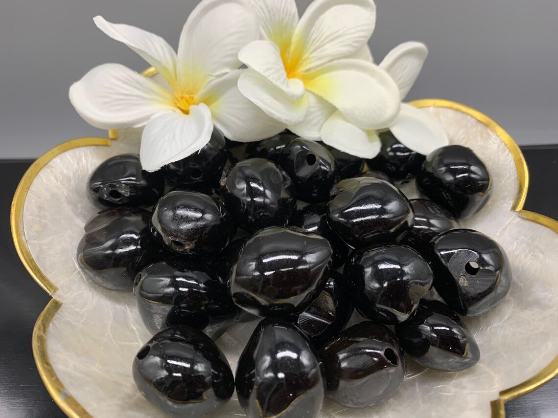 LOOSE Kukui Nuts Hawaiian Kukui Nuts Loose for Lei Making and Kukui Nut ...