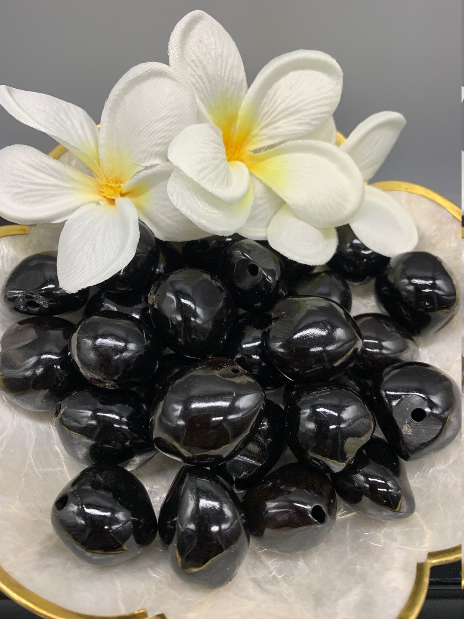 LOOSE Kukui Nuts Hawaiian Kukui Nuts Loose for Lei Making and Kukui Nut ...