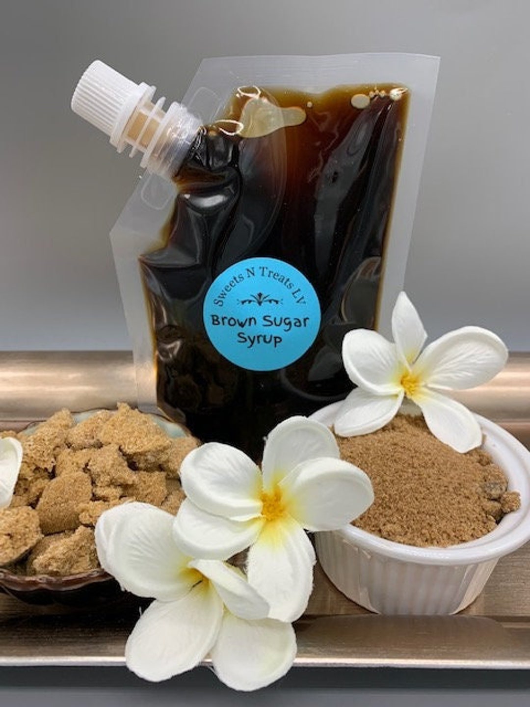 BROWN SUGAR SYRUP for Boba Bubble Tea Tapioca Pearls Smoothie Tiger ...