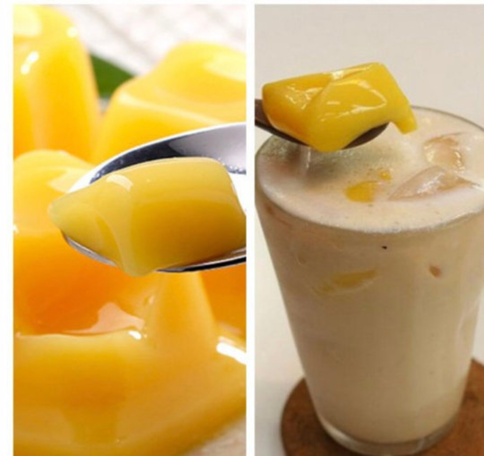 Deluxe COCONUT Powder Taro & Mango PUDDING Powder Milk Tea Bubble Tea ...