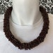 Hawaiian Koa Seed Lei Necklace Ipil Ipil Seed Lei BROWN Kukui Lei ...